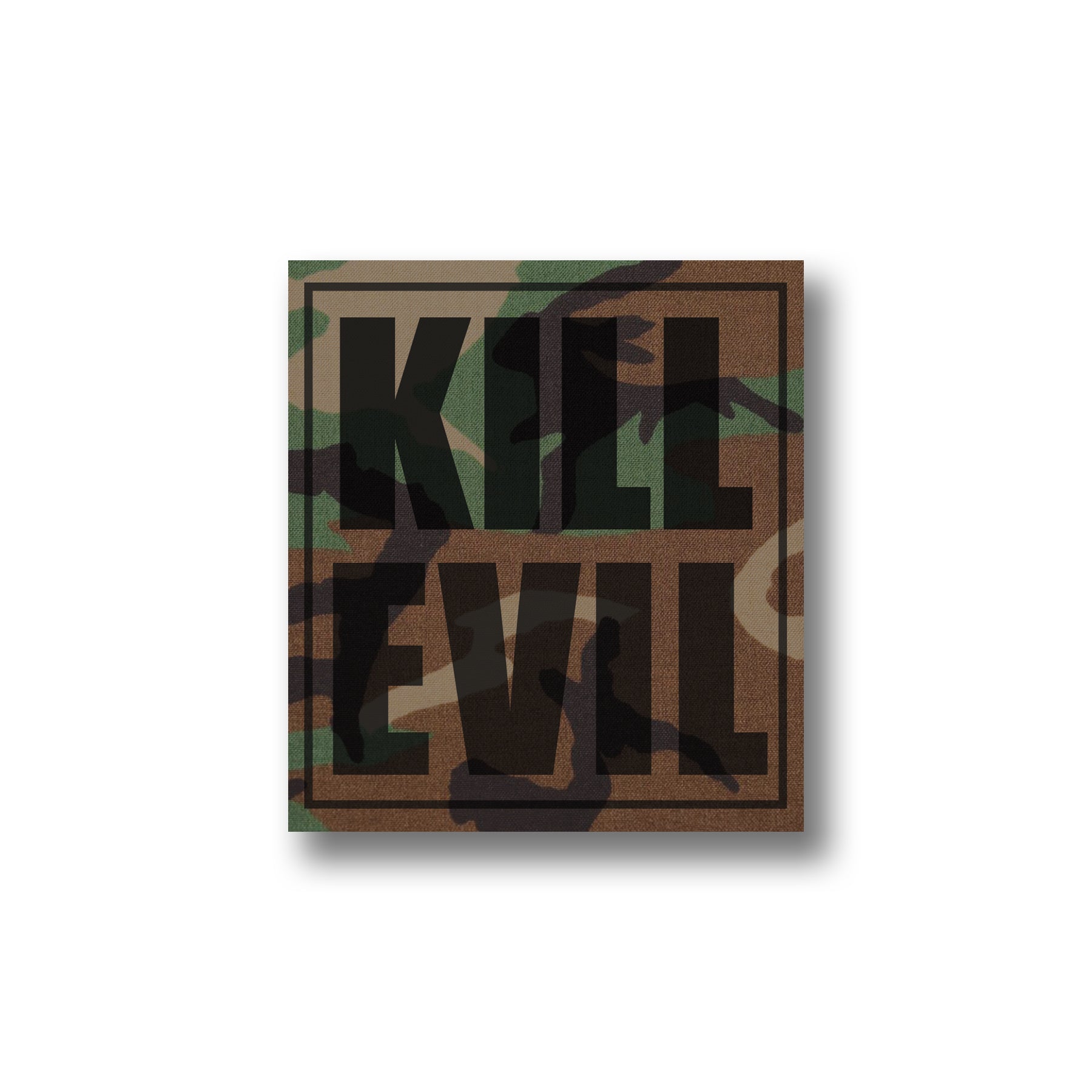'Kill Evil' M81 Woodland Sticker