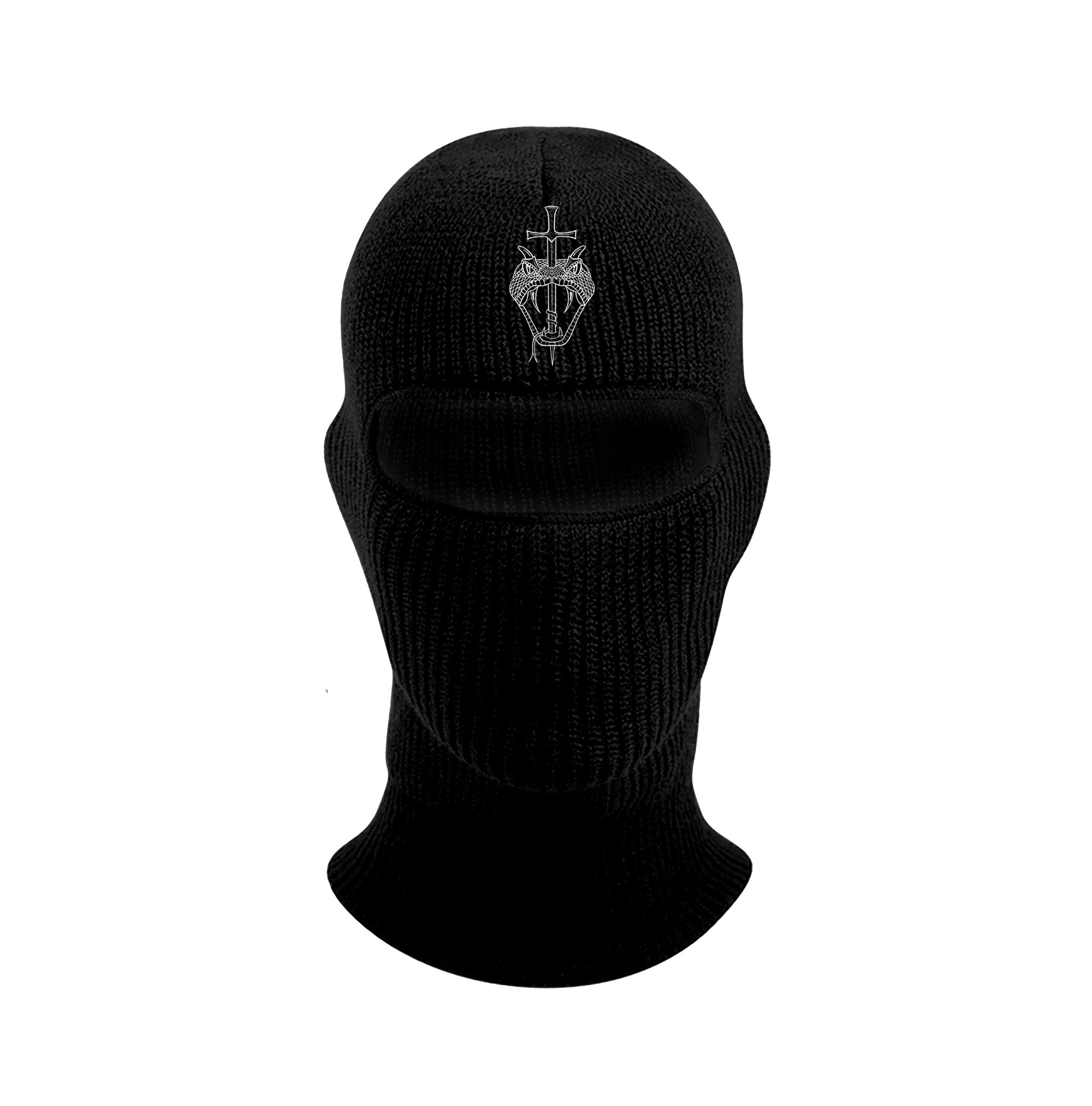 'Sword & Snake Logo' One-Hole Balaclava Mask – Kill Evil